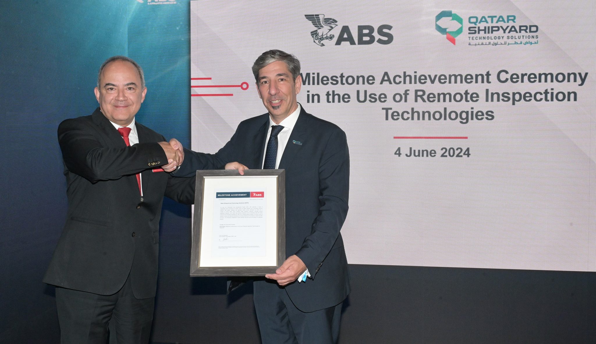 Milestone Achievement with American Bureau of Shipping (ABS) in the Use ...